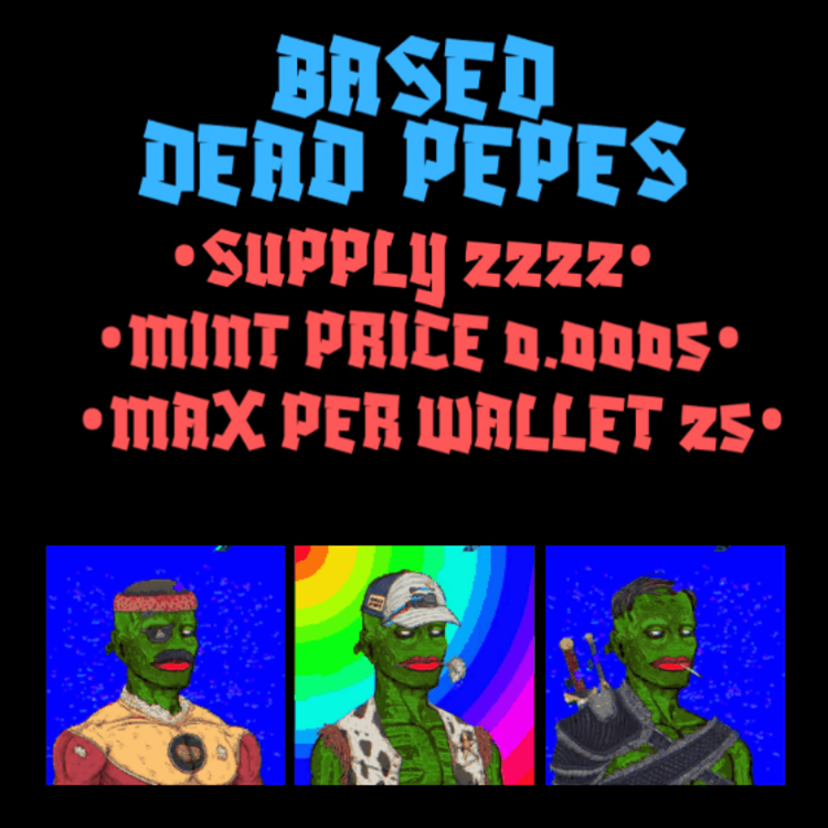BASED DEAD PEPES | HeyMint